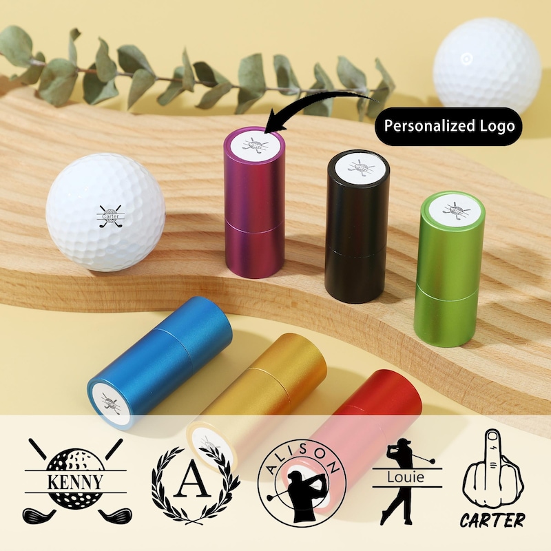 Golf Ball Stamp - Etsy