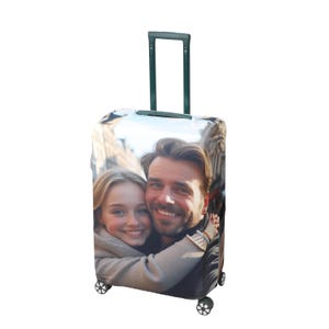 Personalized Photo Luggage Cover,custom Picture Travel Suitcase Cover ...