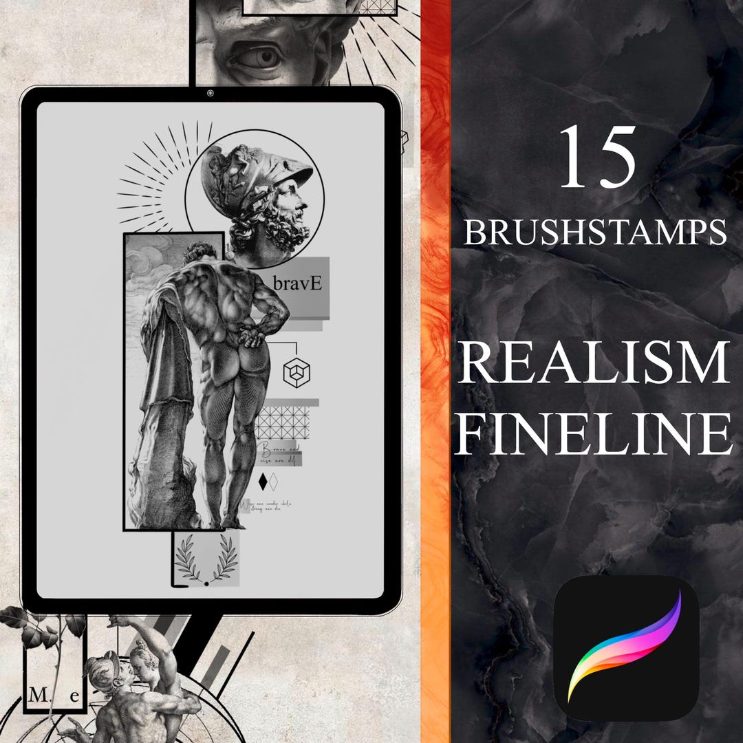 15 Microrealism + Geometric Designs for Procreate | Procreate Tattoo ...