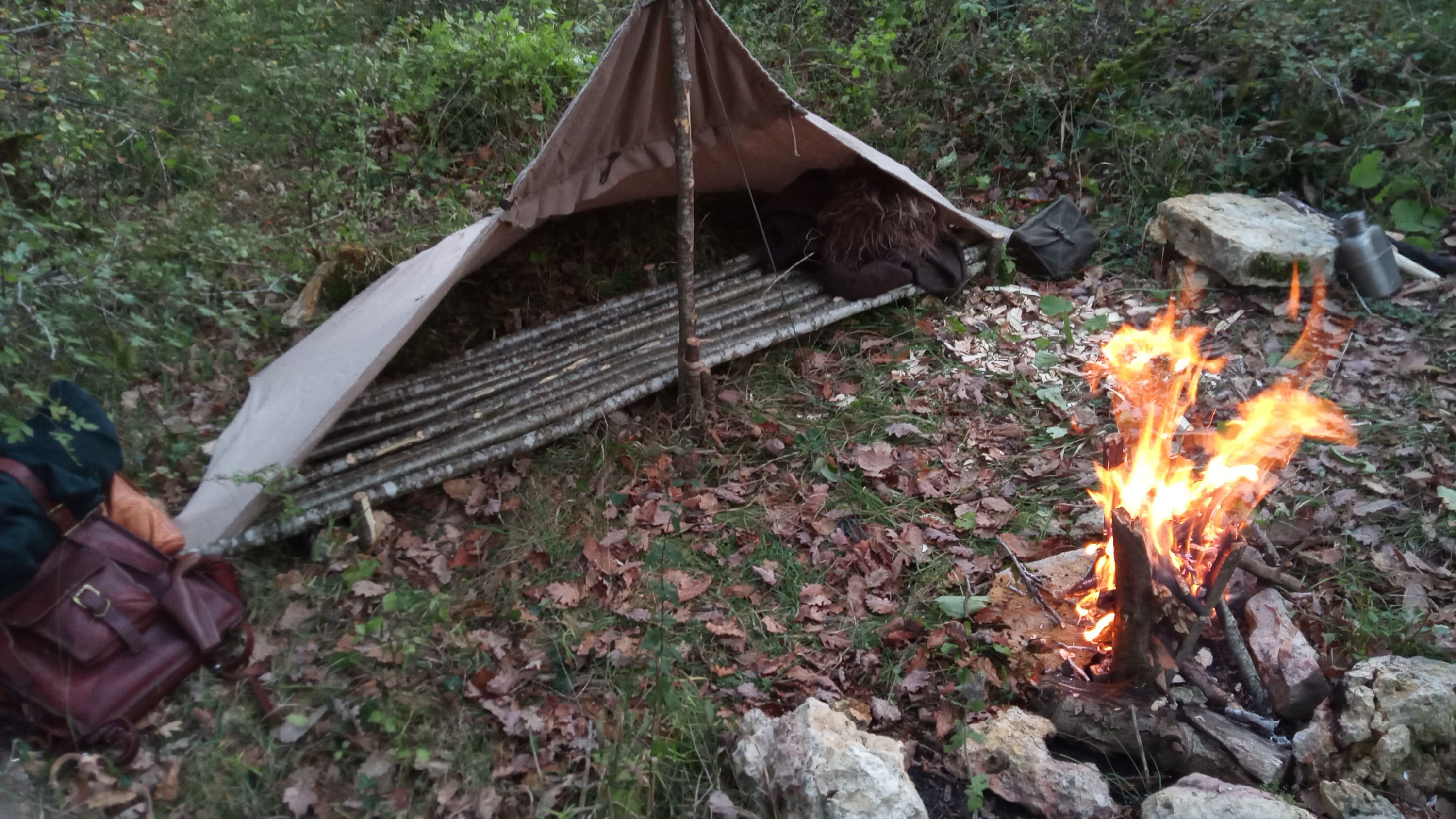 Plash Palatka in Pure Waterproof Loden Wool, Poncho, Warm Bushcraft ...