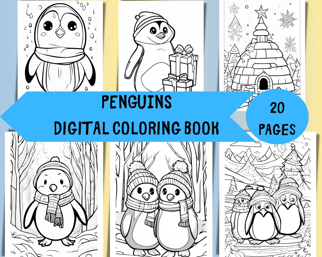 Penguin Coloring Page Animal Coloring Pages Printable Animals Coloring ...