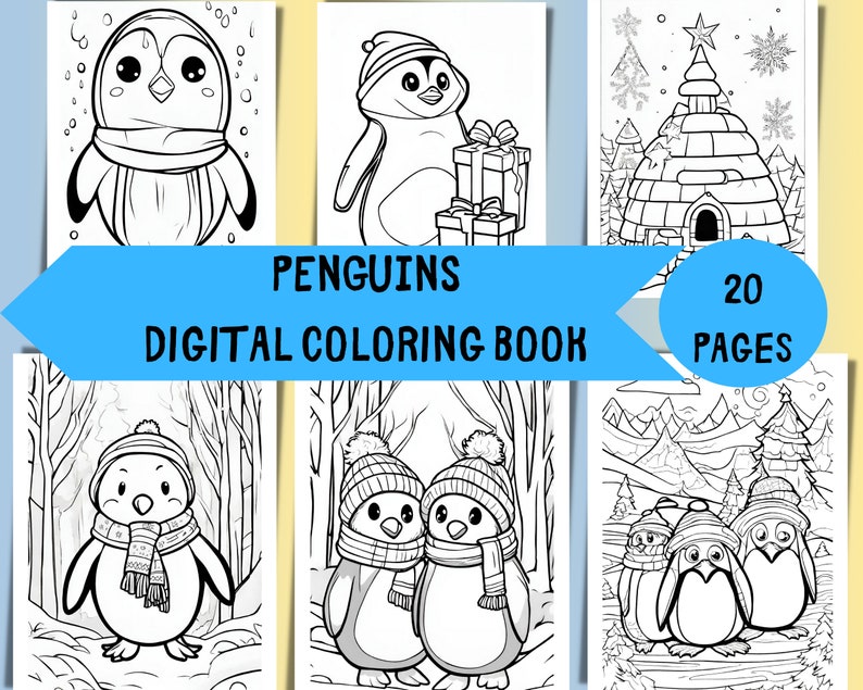 Penguin Coloring Page Animal Coloring Pages Printable Animals Coloring ...