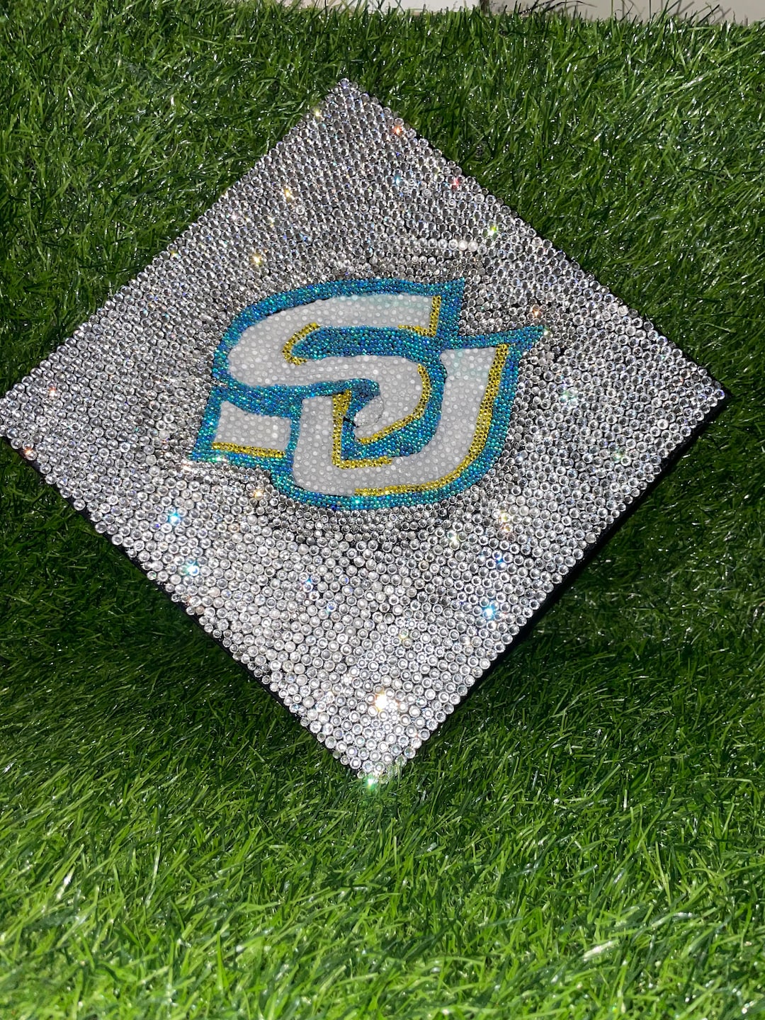 Custom Rhinestone Graduation Cap Topper - Etsy