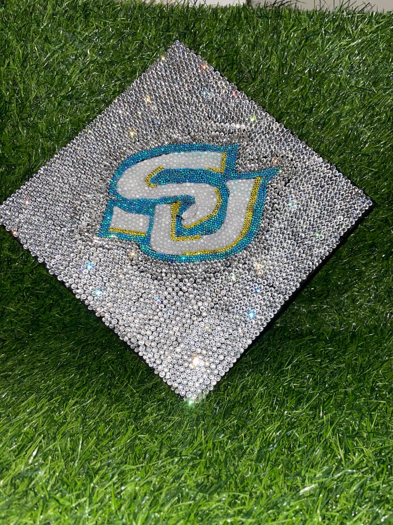 Custom Rhinestone Graduation Cap Topper - Etsy