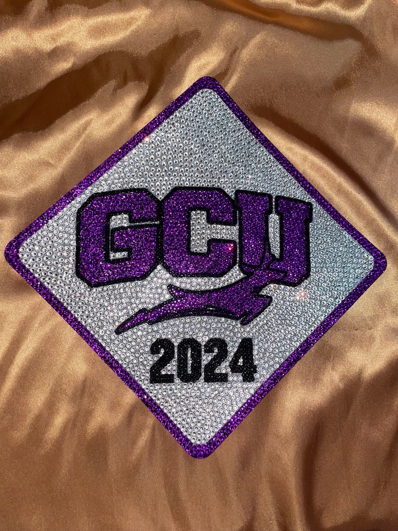 Custom Rhinestone Graduation Cap Topper - Etsy