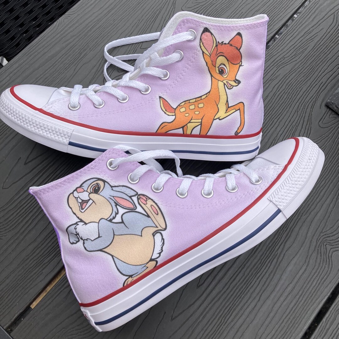 Bambi and Thumper Converse High Top Shoes , Personalized Shoes, the ...