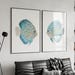 Blue Discus Fish Art Print Set: Watercolor Ocean Wall Decor - Etsy