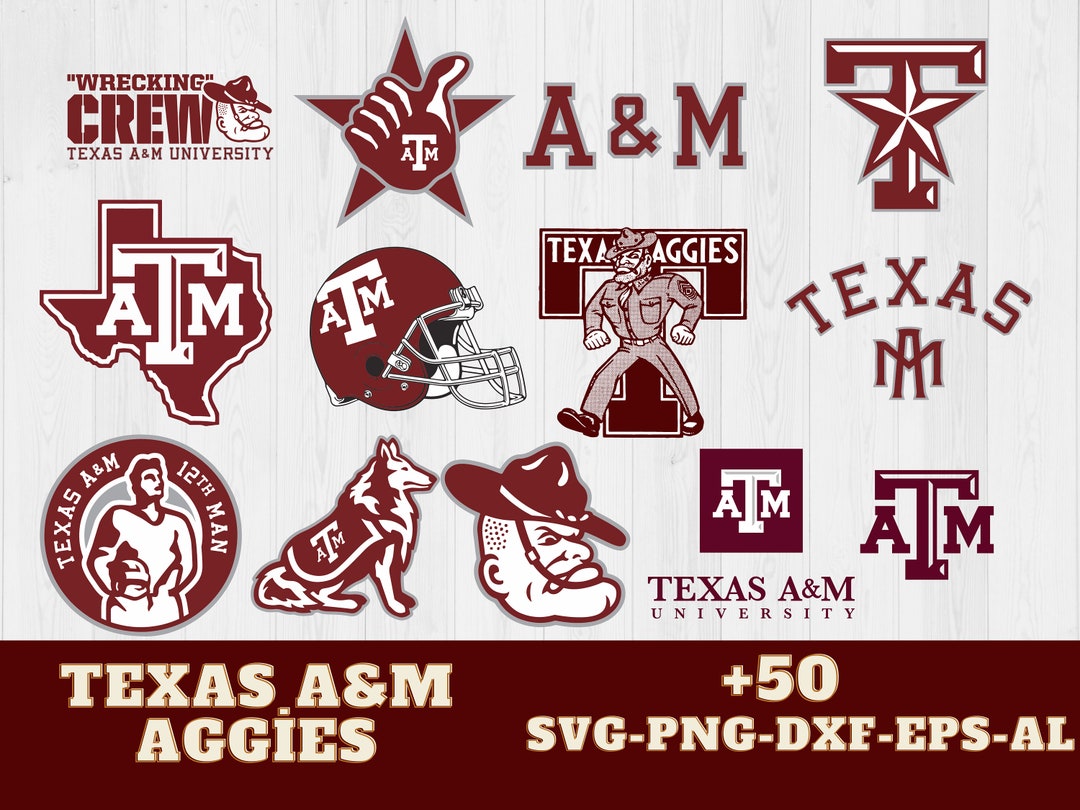 Texas A&M Gig'em Aggies SVG Bundle Unıversty Svg Bundle - Etsy Hong Kong