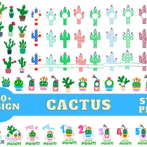 150cactus Svg Cactus Svg Bundleplant Life Svg Succulent - Etsy