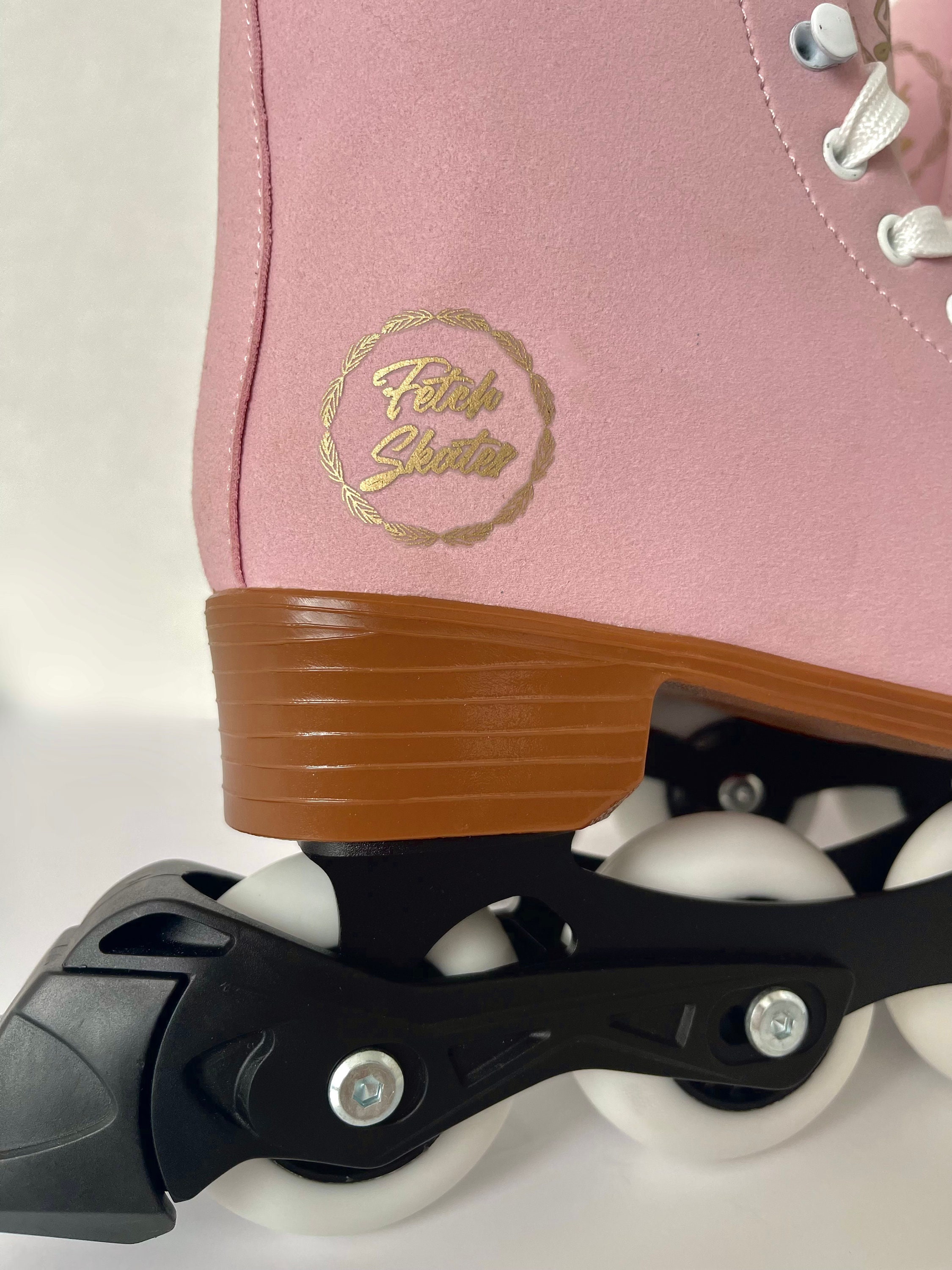 Pink In-line Roller Skates Stylish Womens Ladies Kids Girls Blades Gift ...