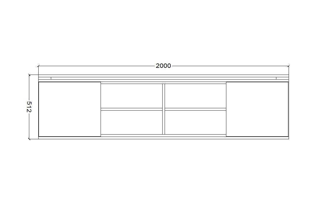 Ultra Modern TV Cabinet / Strong Large Media Unit / Handmade - Etsy