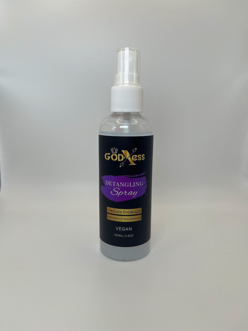Vegan Detangler Spray - Moisturizing Hair Detangler for Smooth, Frizz ...