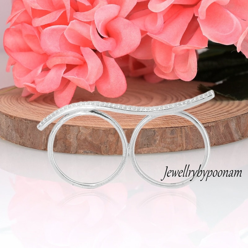 Two Finger Ring - Etsy