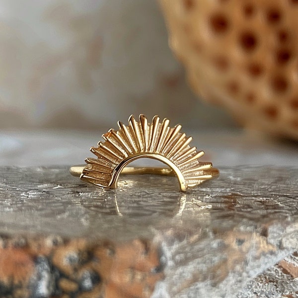 Sunburst Ring - Etsy