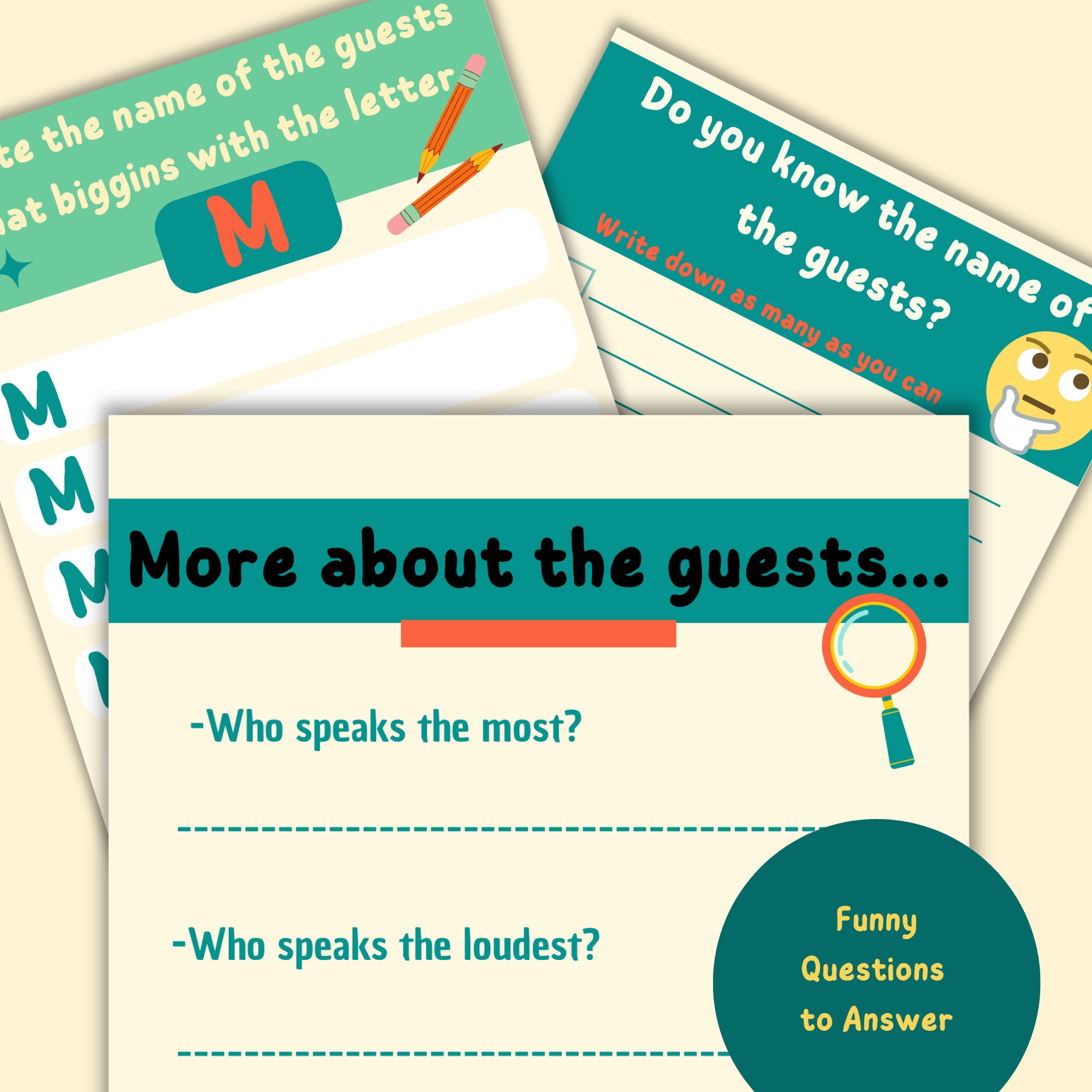 The Are You A Good Detective Activity Sheets Printable - Etsy