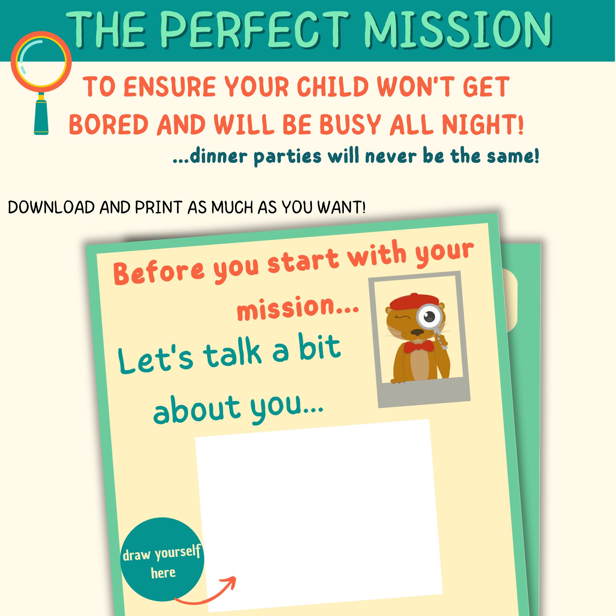 The Are You A Good Detective Activity Sheets Printable - Etsy