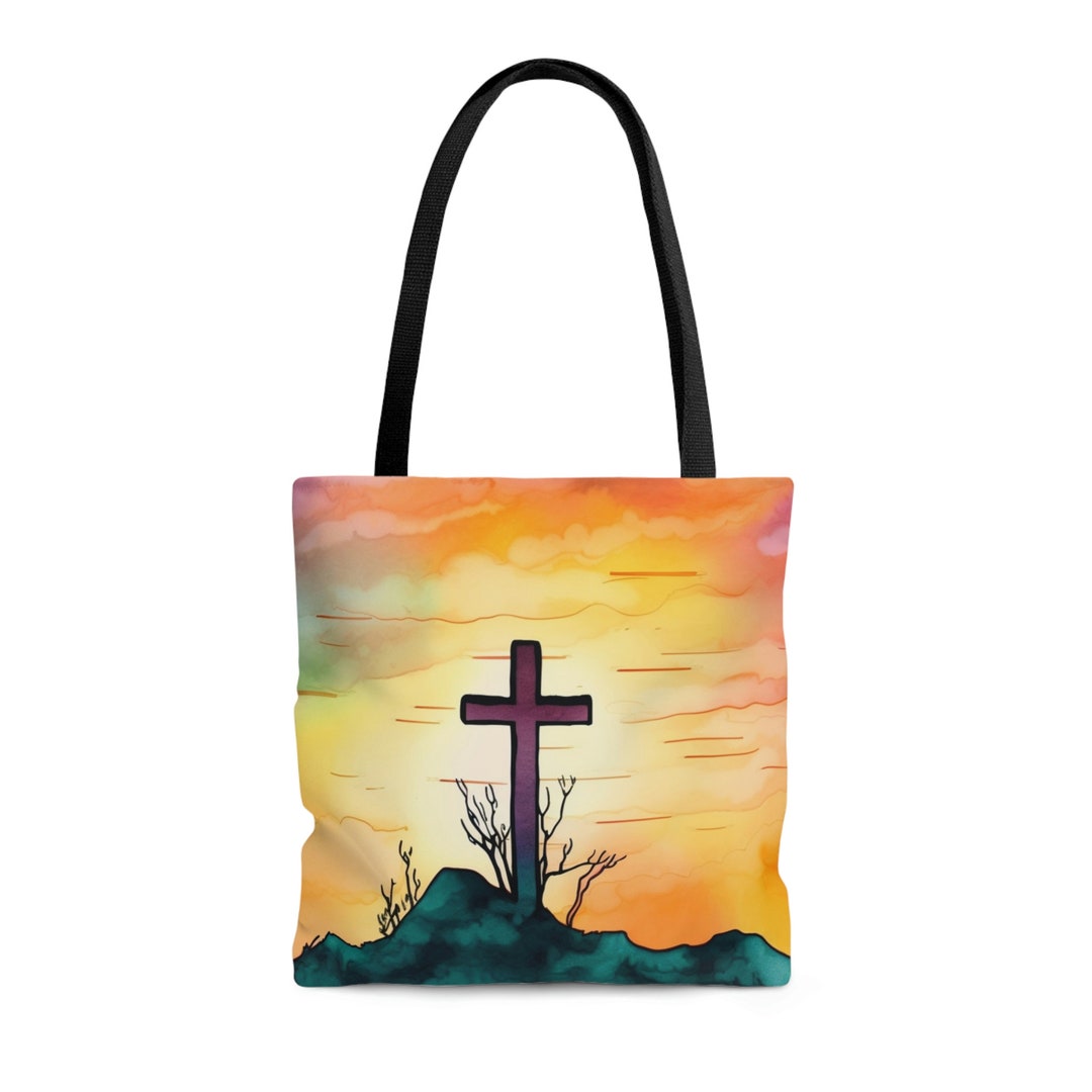 Divine Dawn Watercolor, a Stunning Christian Tote Bag, Perfect for ...