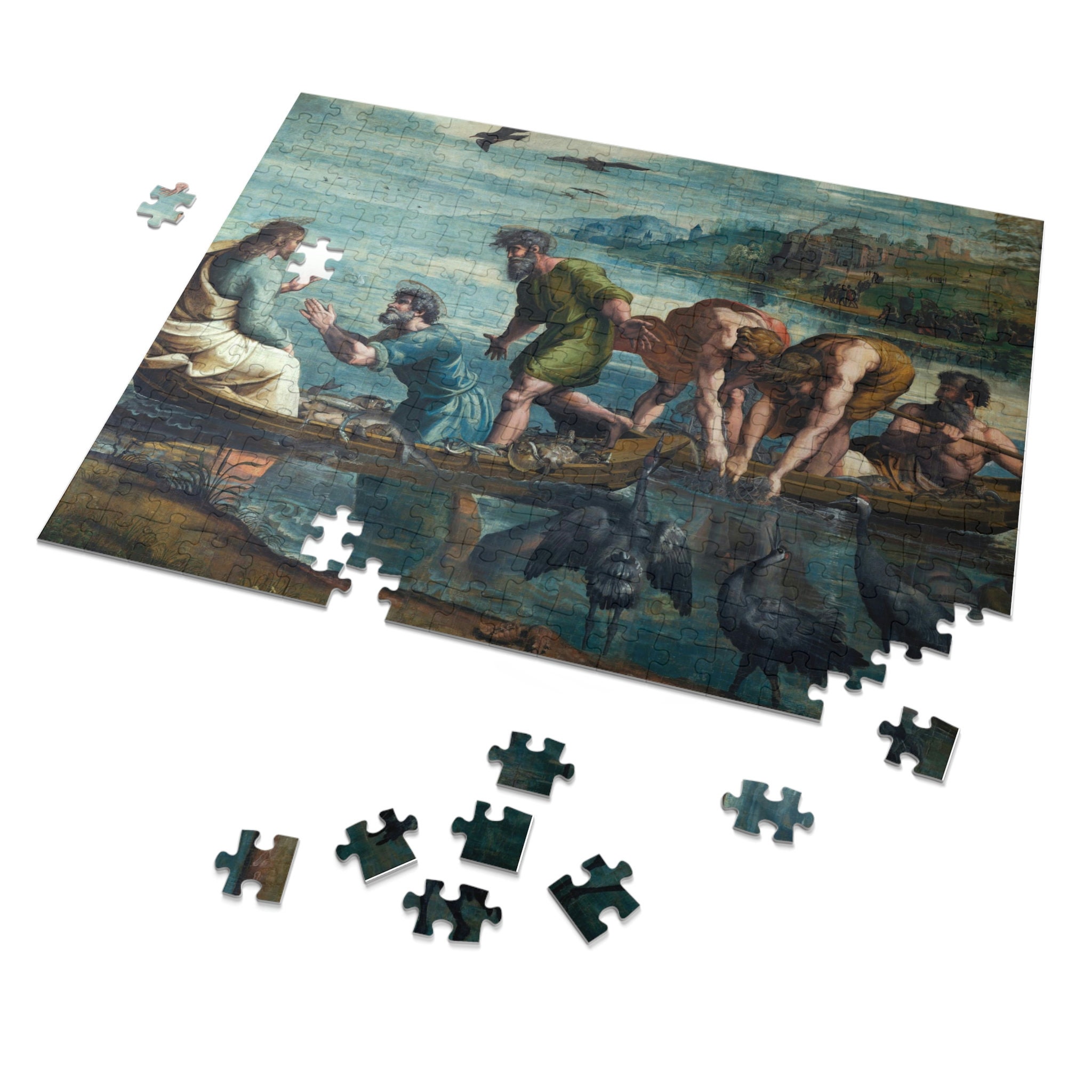 Raphael's the Miraculous Draft of Fishes Jigsaw Puzzle 30, 110, 252 ...
