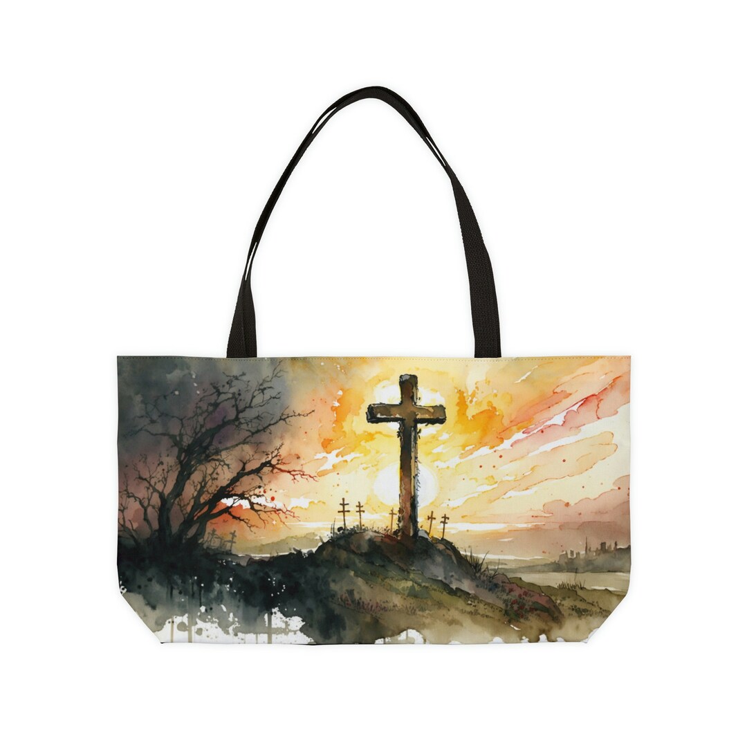 Inspirational Christian Cross Landscape, a Stunning Christian Tote Bag ...