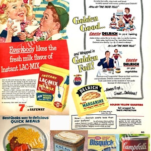 Vintage Food Snack Nostalgia Advertising, Retro Candy Ads, Vintage ...