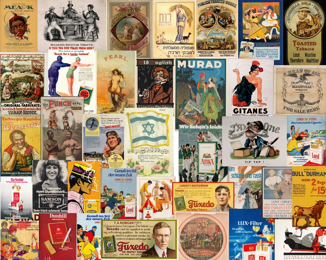 Original Cigarette Magazine Advertising, Smoking Ads, Digital Printable ...