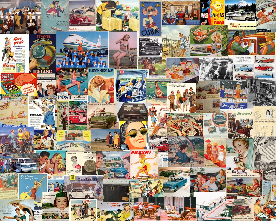 Let's Go Travel 1940-50s Vintage Magazine Ads, Food Advertising ...