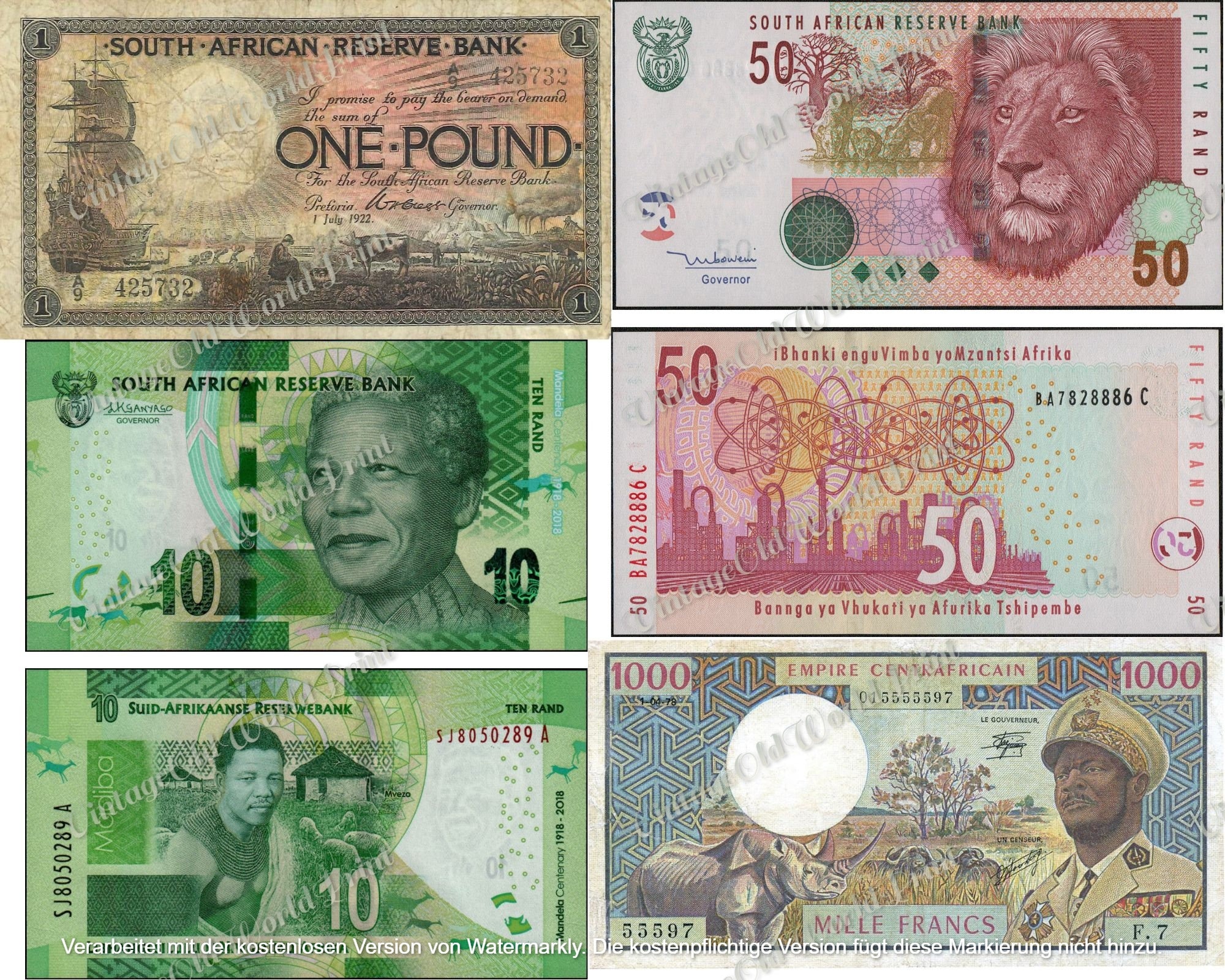 African Vintage Money 46 Files Digital JPG Format , Clip-art Images ...