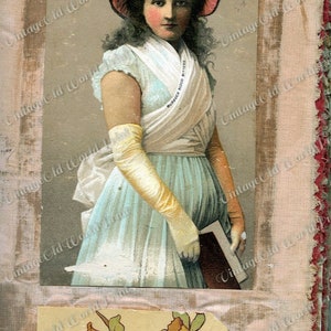 Printable VICTORIAN SCRAPBOOK Images 46 Pages, Victorian Lady Scrap ...
