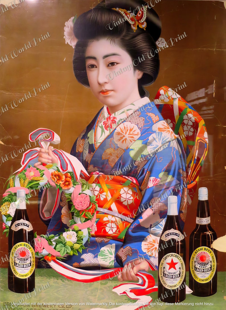 Beer Posters Japan Vintage 31 Files Download, Japan Advertising ...