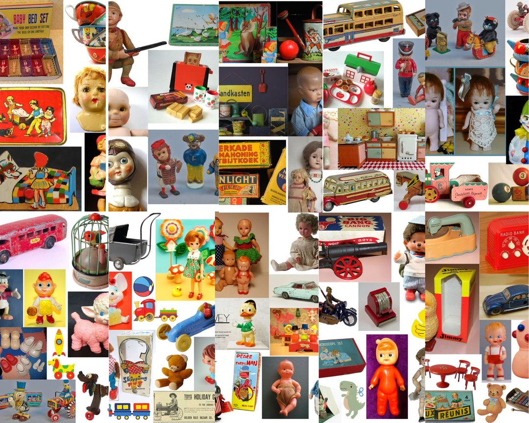 Vintage Toys Nostalgia Advertising, Digital Ephemera Clip-art Images ...