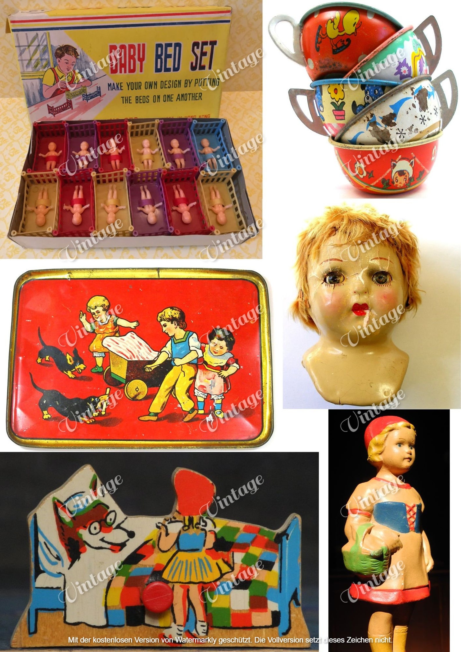 Vintage Toys Nostalgia Advertising, Digital Ephemera Clip-art Images ...