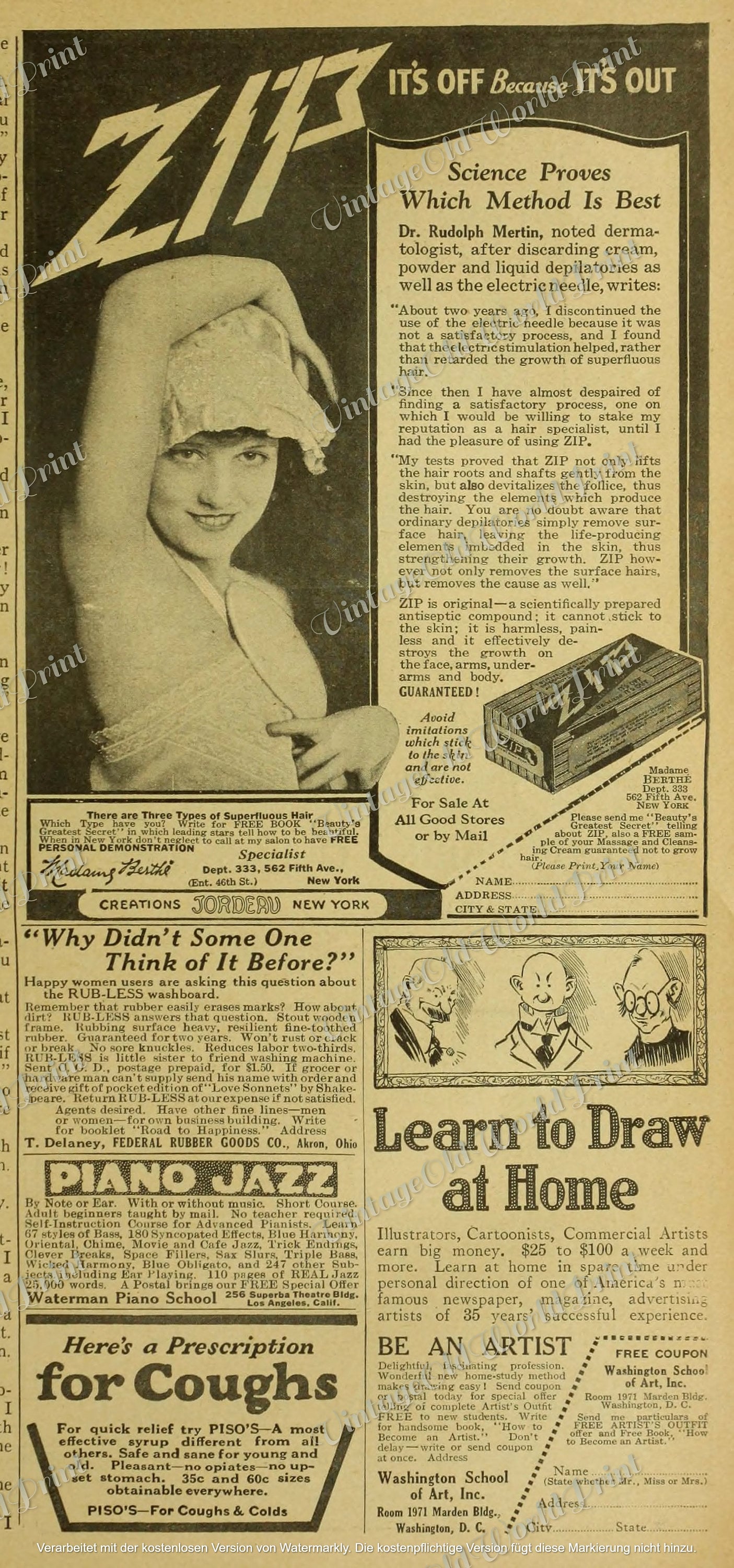 Antique Newspaper Printable Journal Illustration Ads 55 Files, Vintage ...