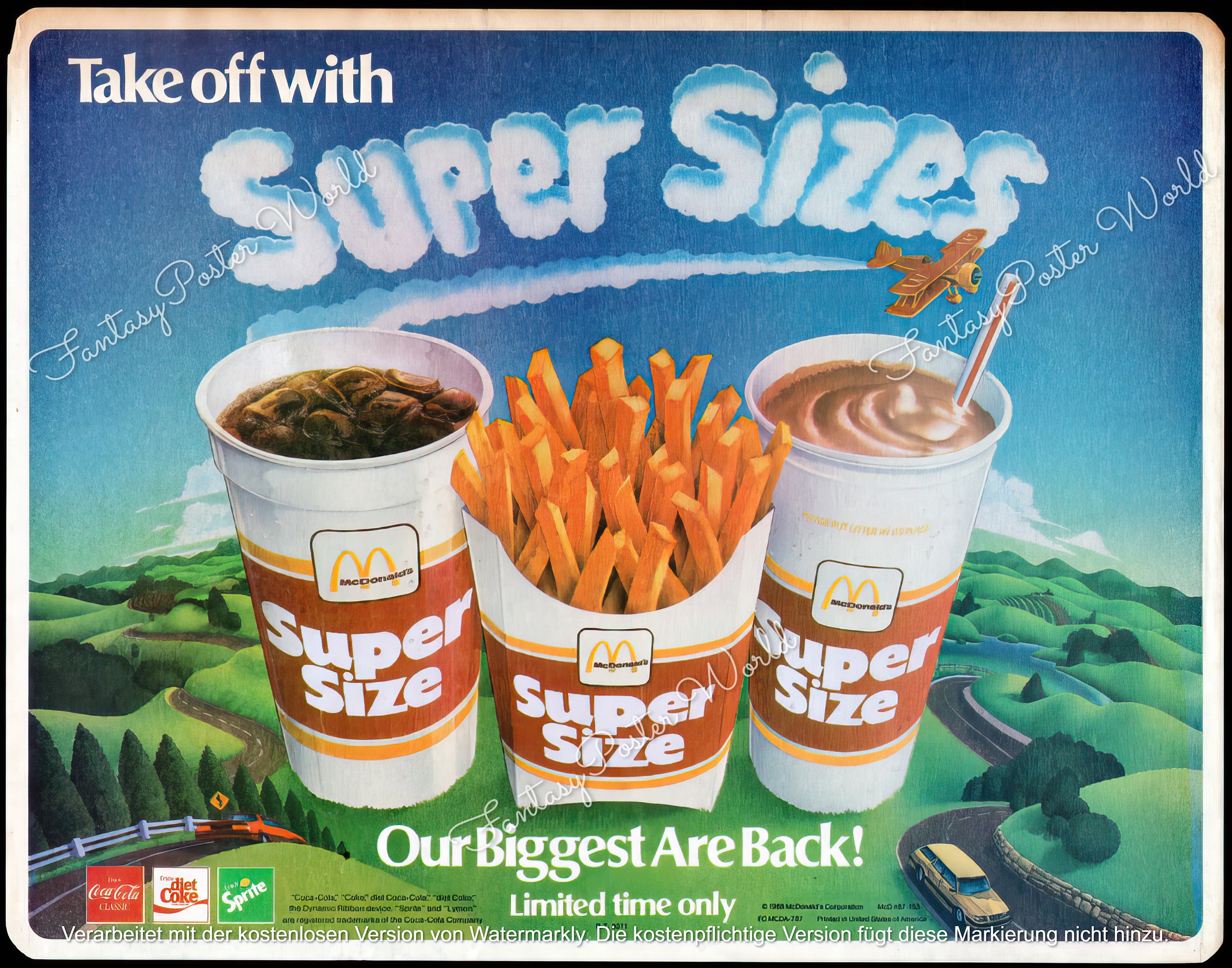 Advertisement Posters Mcdonalds