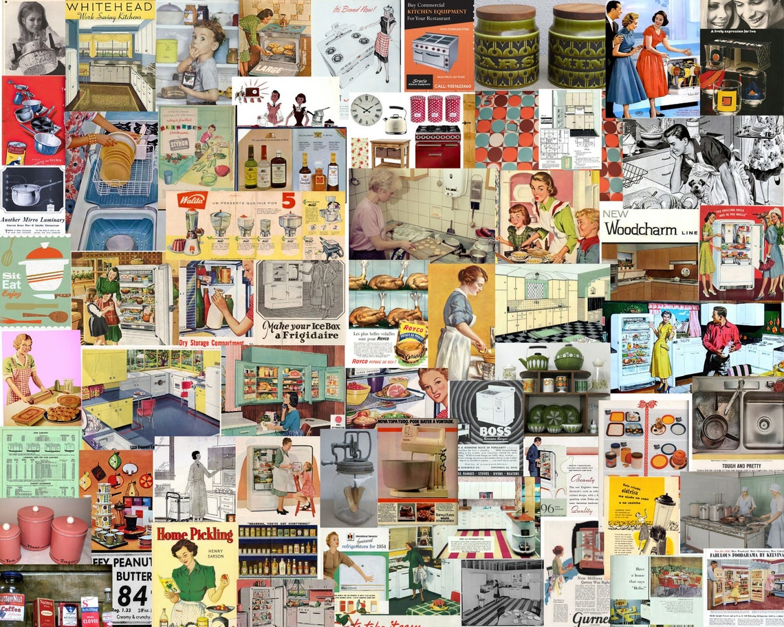 Vintage Kitchen Advertising EPHEMERA Part1 , Retro Kitchen Accessories ...