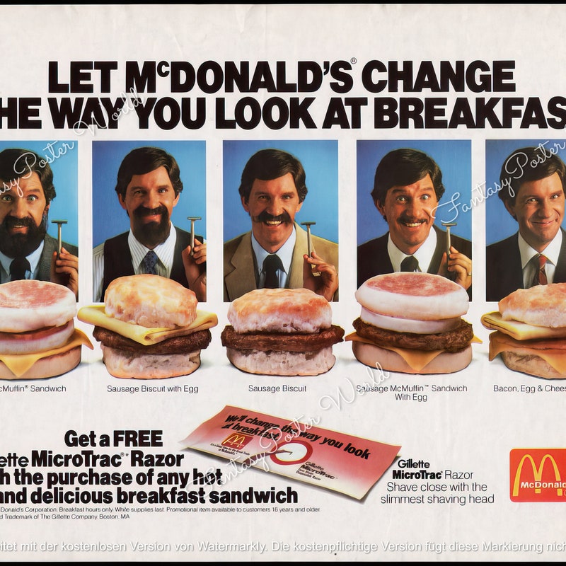 Mcdonalds Poster - Etsy