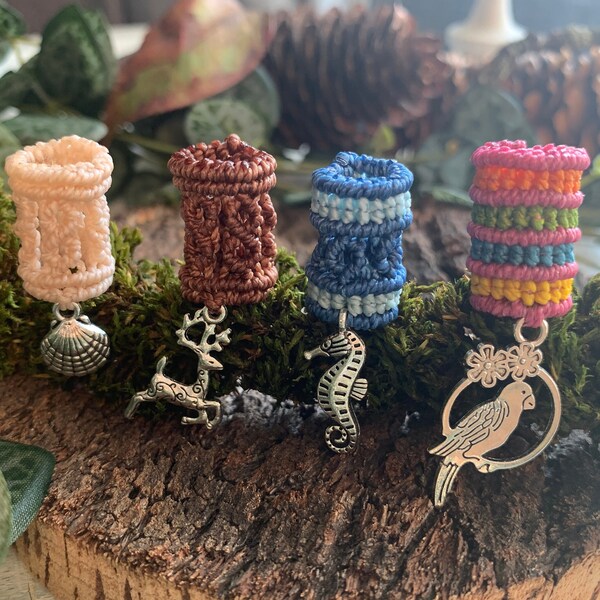 Macrame Dread Bead - Etsy
