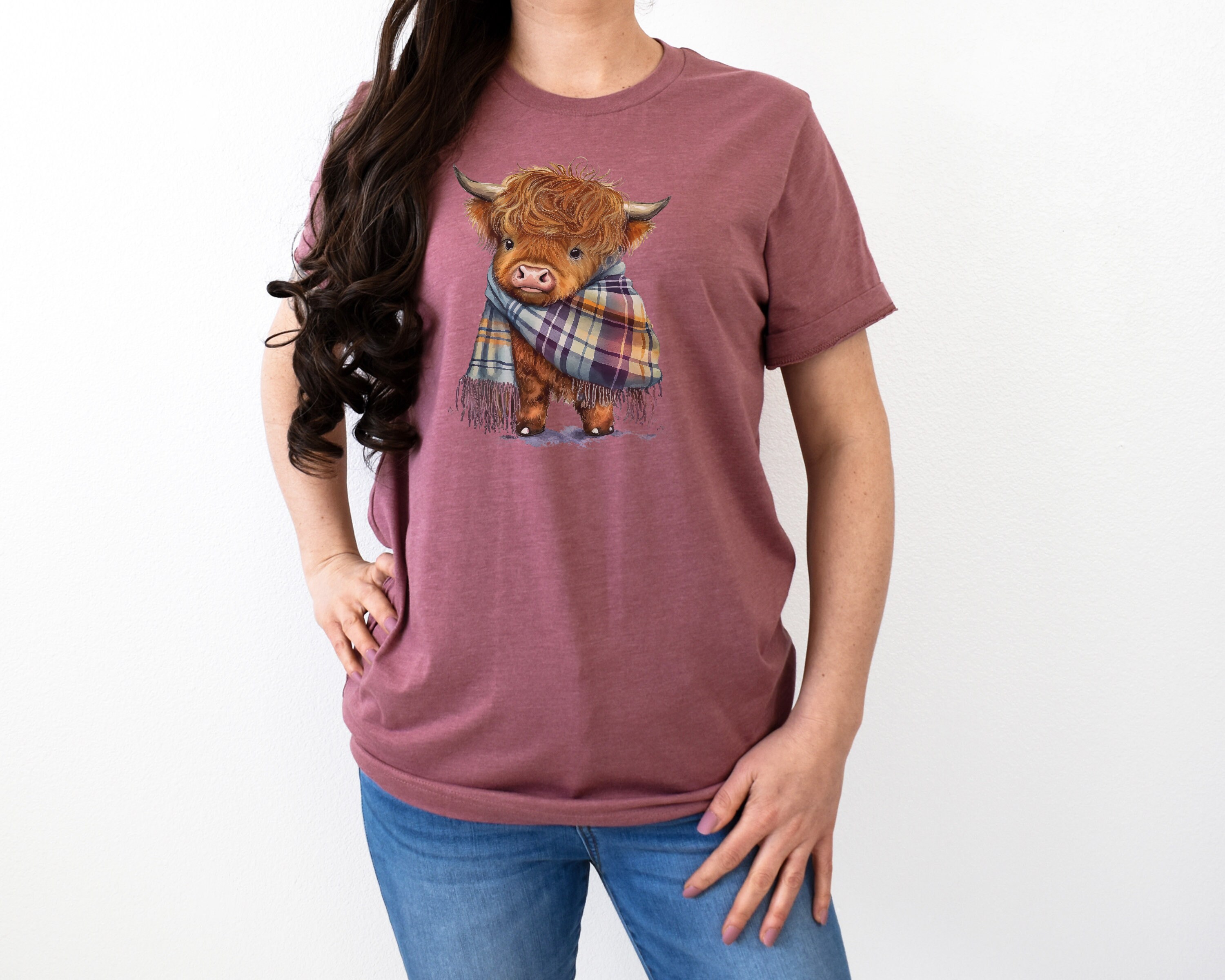 Highland Cow Shirt, Western Shirt, Country Shirt, Cow T-shirt, Farm ...
