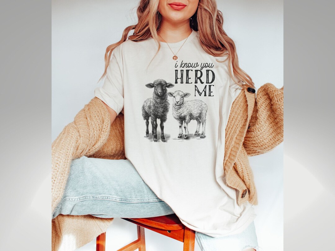 Sheep Shirt, Sheep Silhouette Shirt, Animal Lover Tee, Sheep Farming ...