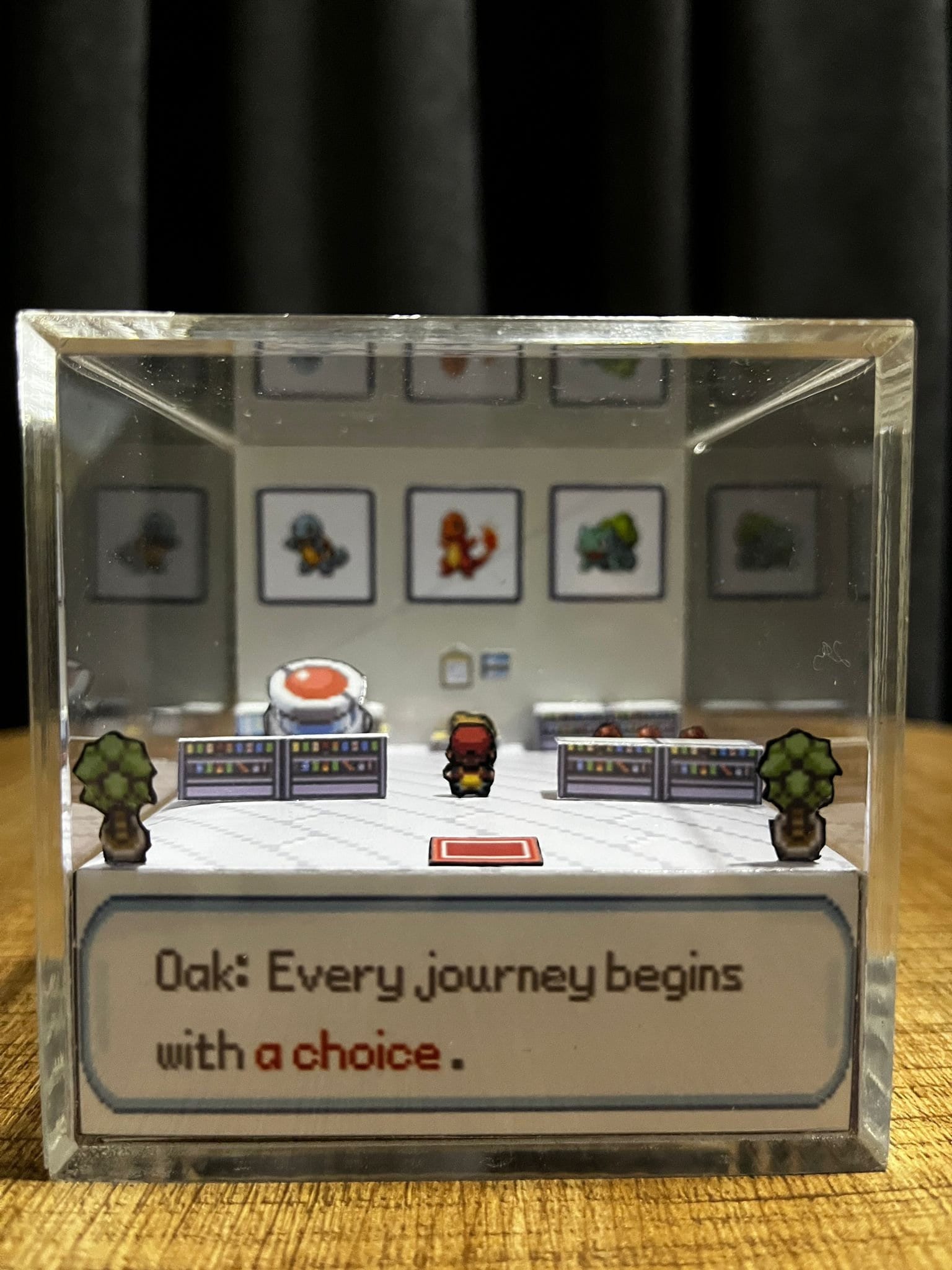 Pokémon 3d Diorama Cube professor Oak's Lab - Etsy