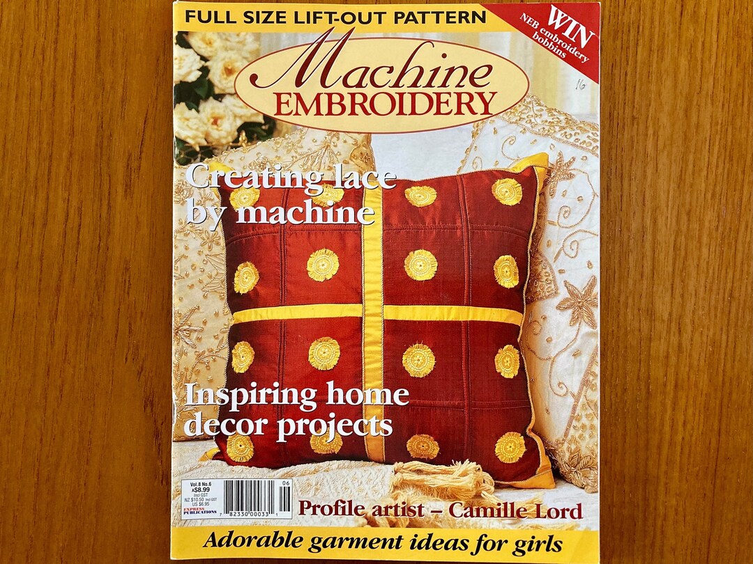 Vintage Machine Embroidery Craft Magazine, 2003 - Adorable Garment ...