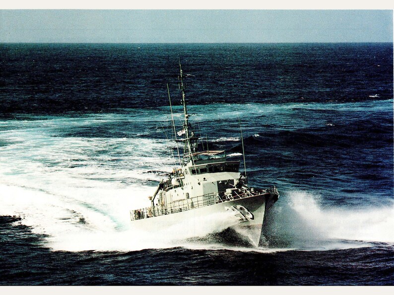 Royal Australian Navy Ephemera — HMAS Geraldton (PTF-213) — Fremantle ...