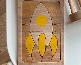Rocket Jigsaw Puzzle - Etsy