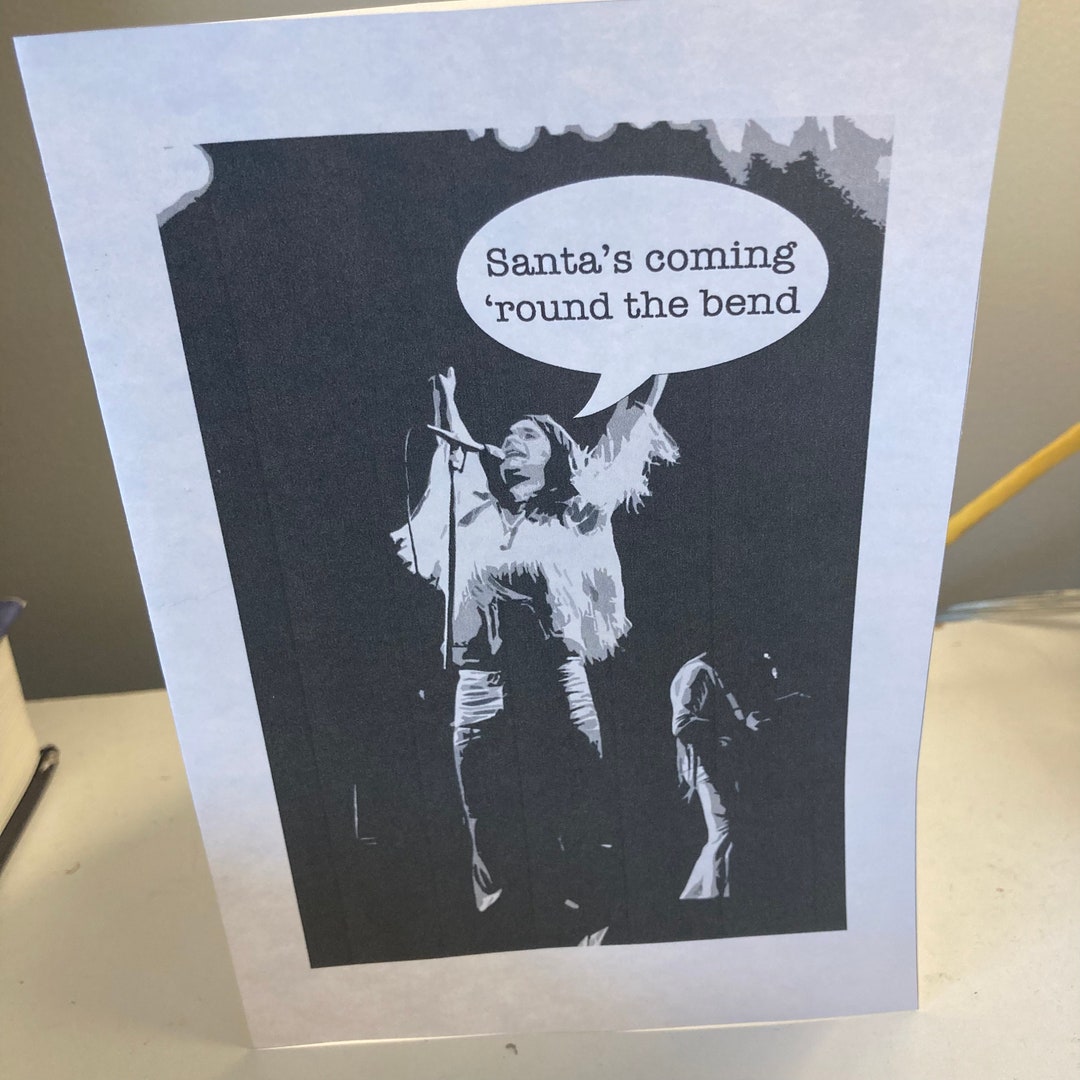 Heavy Metal Christmas Card - Etsy