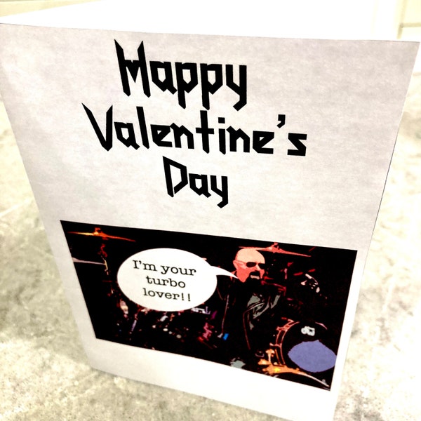 Heavy Metal Valentines Card - Etsy