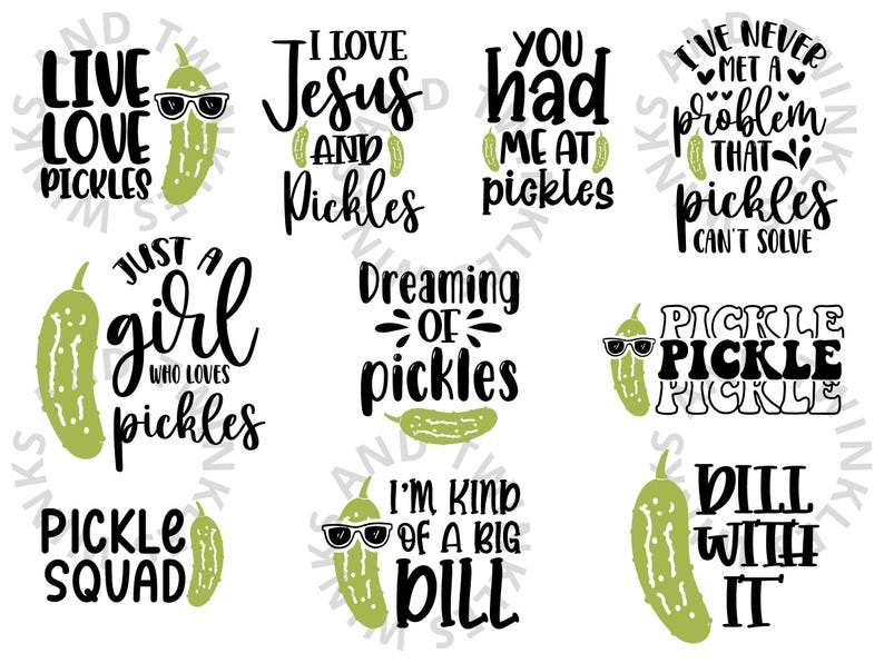 Pickle Svg, Pickle Png, Pickles Svg, I'm Kind of a Big Dill Svg ...