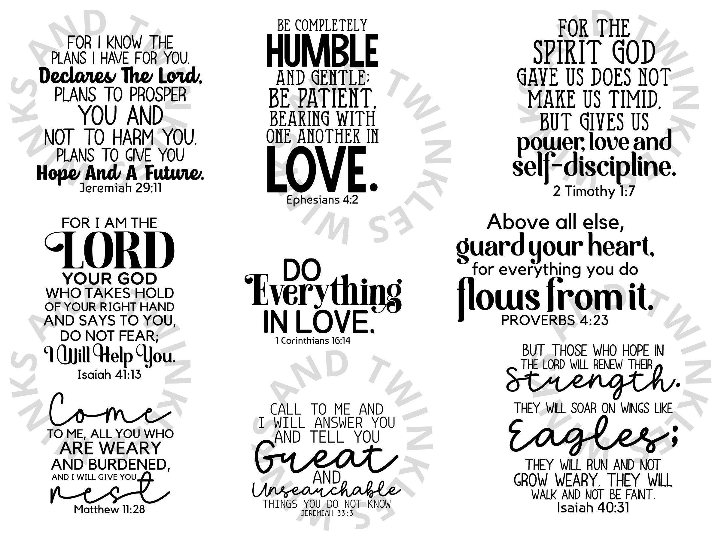 Christian Svg Bundle, Bible Verse Svg Png Dxf Eps, Religious Svg ...