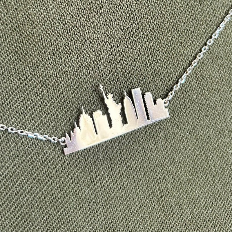 Nyc Skyline Necklace - Etsy
