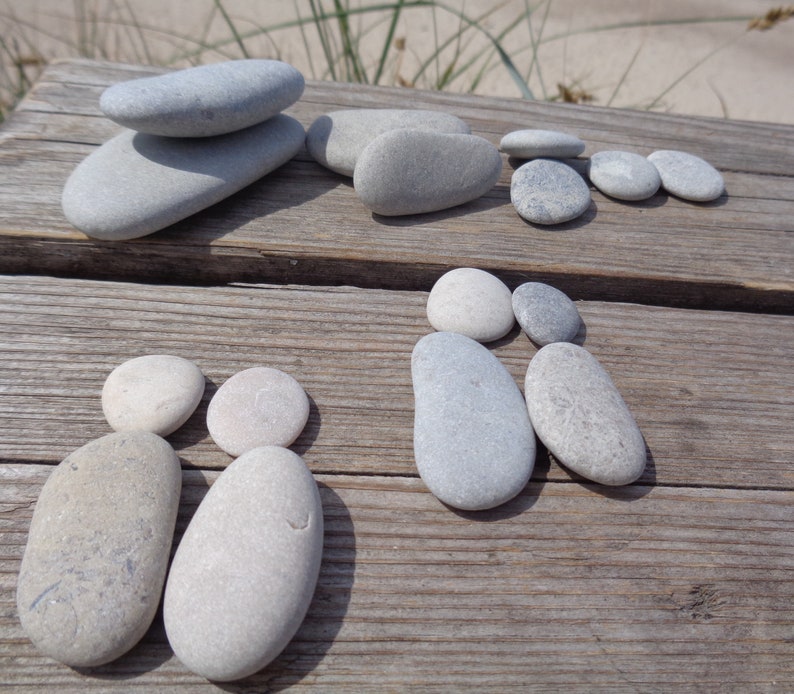 Set of Small Pebbles People PRICE PER SET Diy Pebbles for Crafts Stone ...