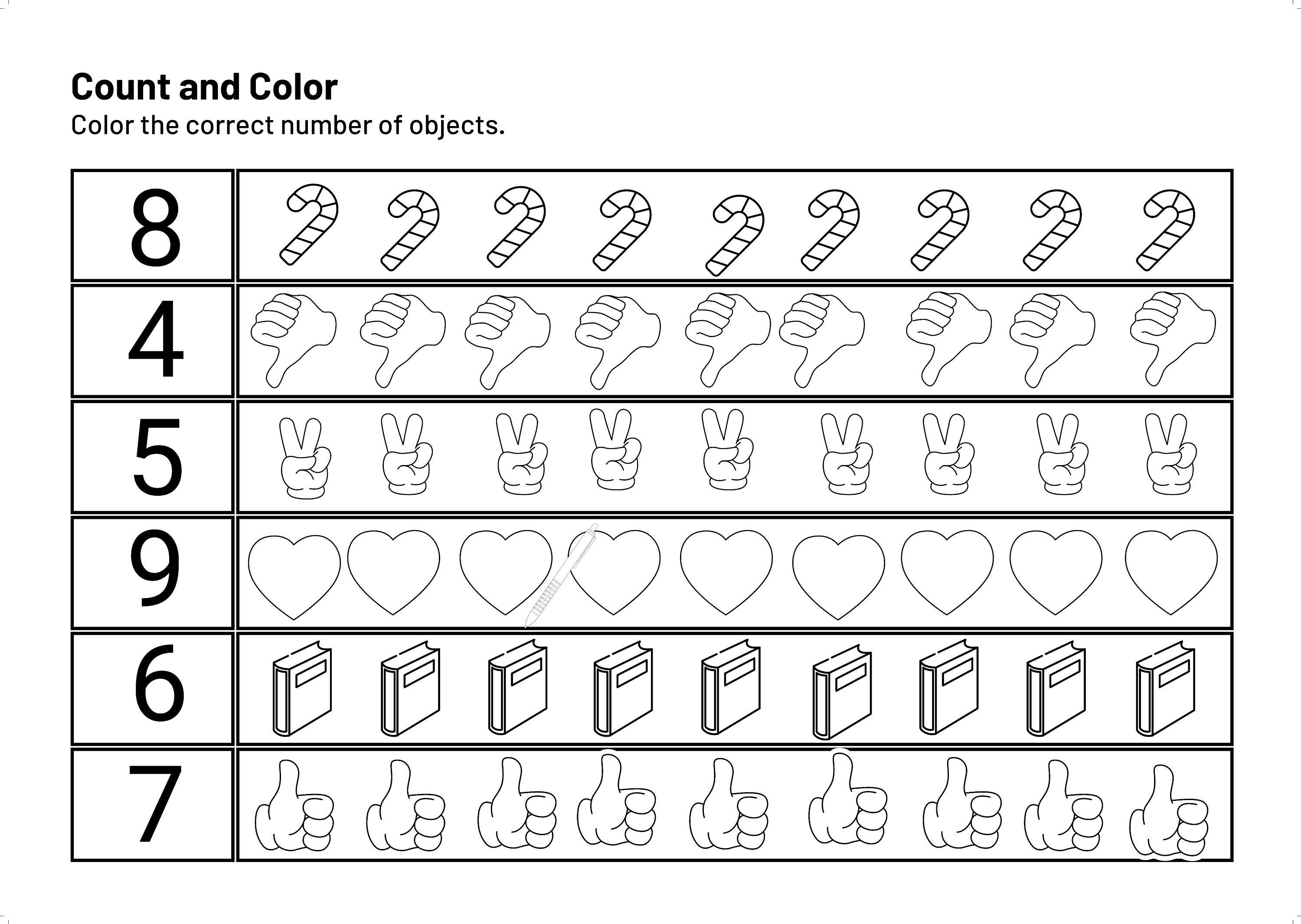 COUNT AND COLOUR - Etsy