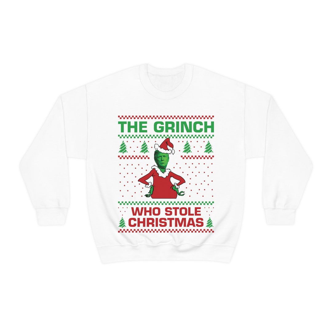 Donald Trump the Grinch Christmas Sweater - Etsy